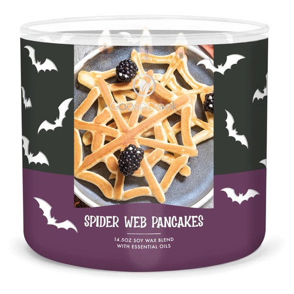 Goose Creek | Accents | Gc Spider Web Pancakes 3wick Candle New | Poshmark